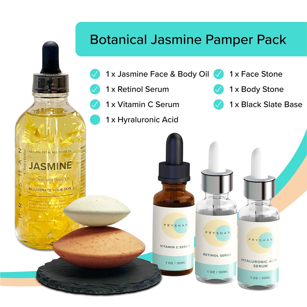 2 X JASMINE PAMPER PACKS – Pryshan Uk